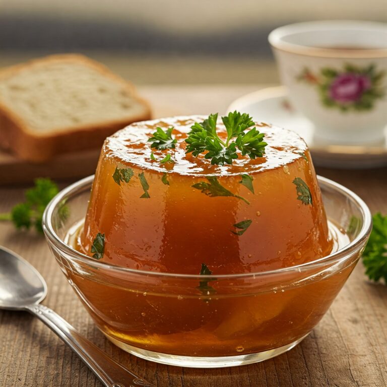 Scottish Calves' Feet Jelly Recipe (Hough Jelly)